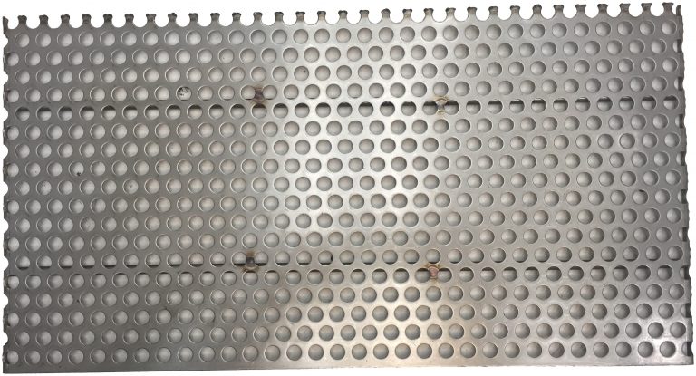 Stainless Steel Punch Plate works with our 54 inch Dredge Ready Hopper ...